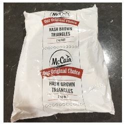 The Seafood Store. HASH BROWN TRIANGLES MC CAIN 2KG